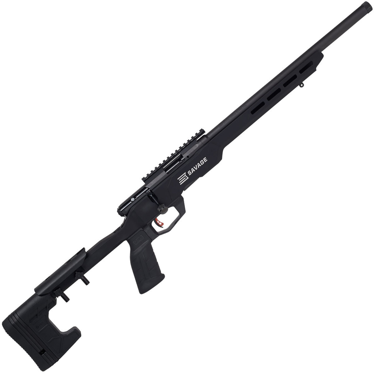 Savage Arms B22 Precision Black Bolt Action Rifle - 22 Long Rifle For ...