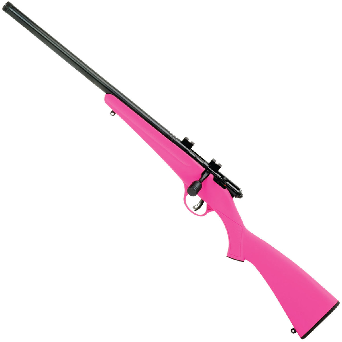 Savage Arms Rascal FLV-SR Left Hand Blued/Pink Single Shot Rifle - 22 ...