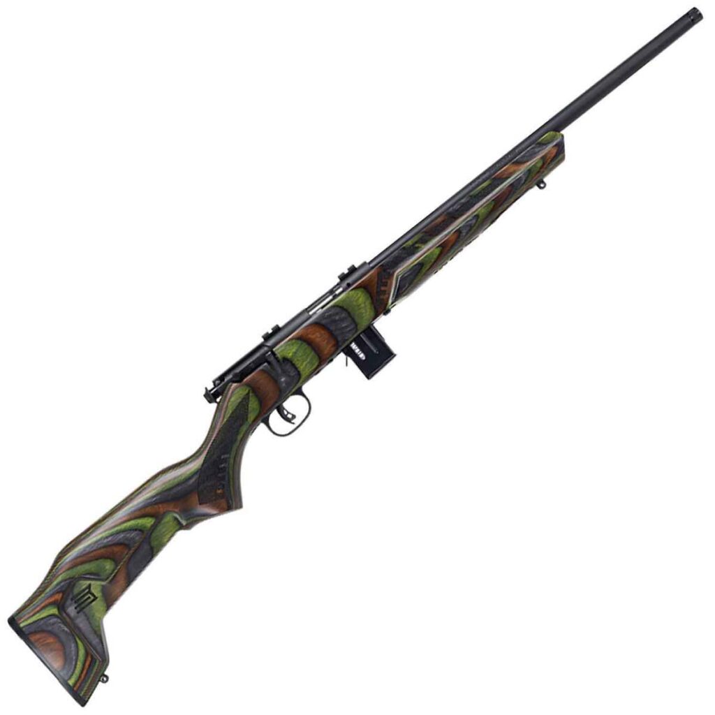 Savage Mark II Minimalist Matte Black Bolt Action Rifle - 17 HMR For ...